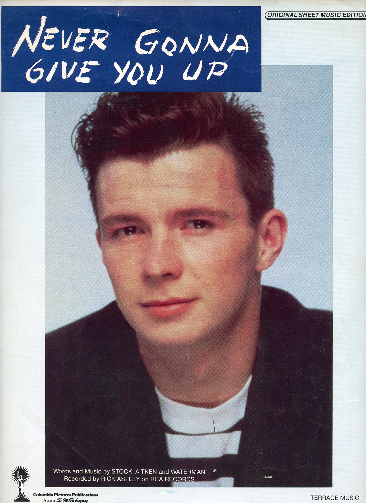 Rick Astley: “Never Gonna Give You Up” – So Many Songbooks